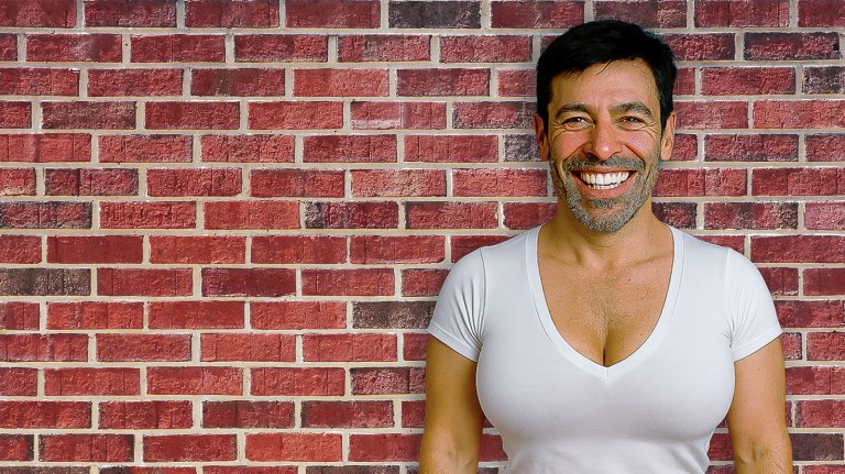 Straight guy with breast implants is having the time of his life ...
